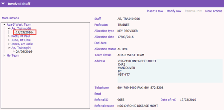 Modify An Allocation – PARIS User Help
