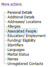 Associated People – PARIS User Help