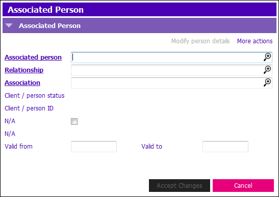 Associated People – PARIS User Help