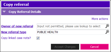 Copy a Referral (Public Health workflow) – PARIS User Help