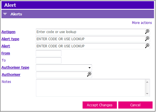 Immunization Alerts – PARIS User Help