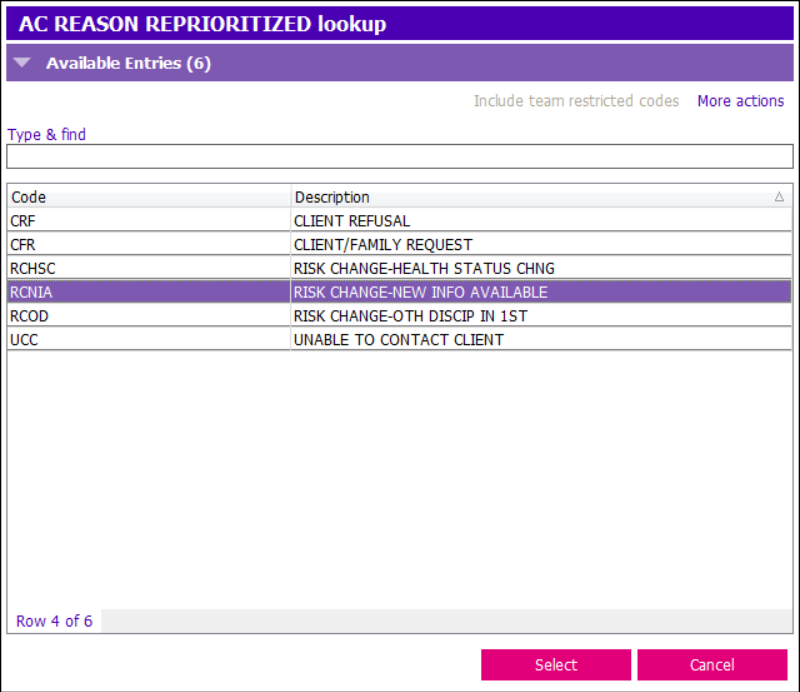 Referral Reprioritization – PARIS User Help